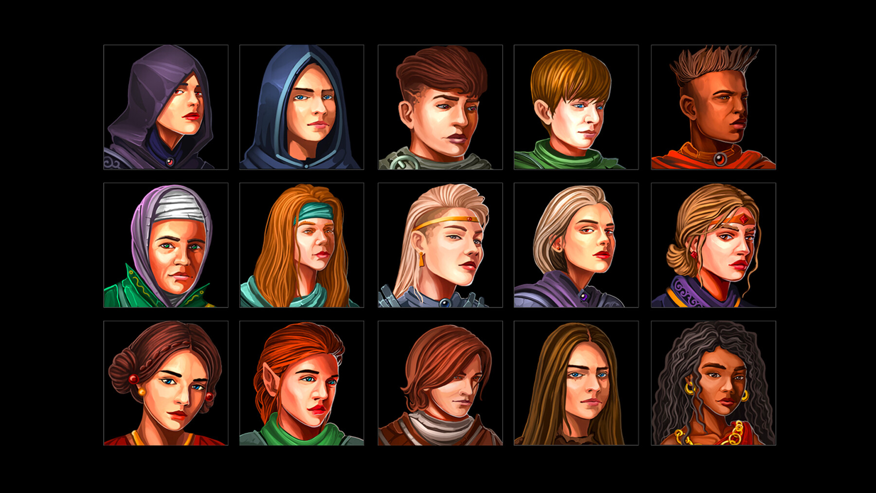 ArtStation - RPG Avatars 04 | Game Assets