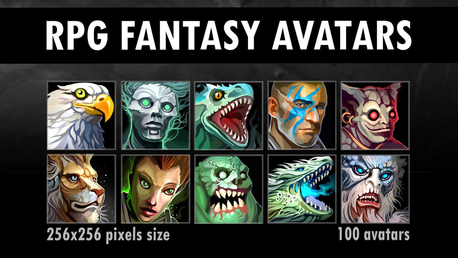 ArtStation - RPG Fantasy Avatars | Game Assets