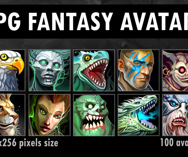 ArtStation - RPG Fantasy Avatars | Game Assets