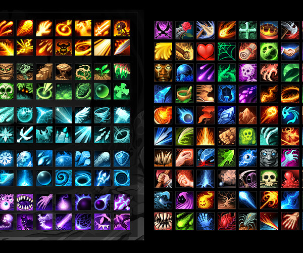 ArtStation - RPG skills and abilities | Game Assets