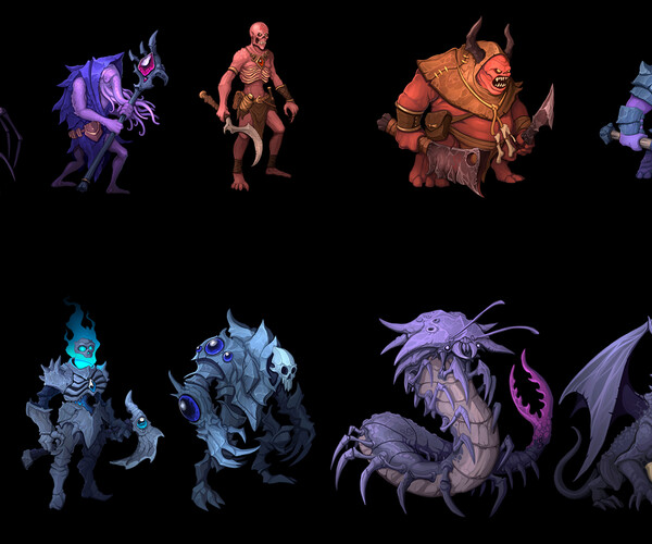 ArtStation - Fantasy Army Characters pack3 | Game Assets