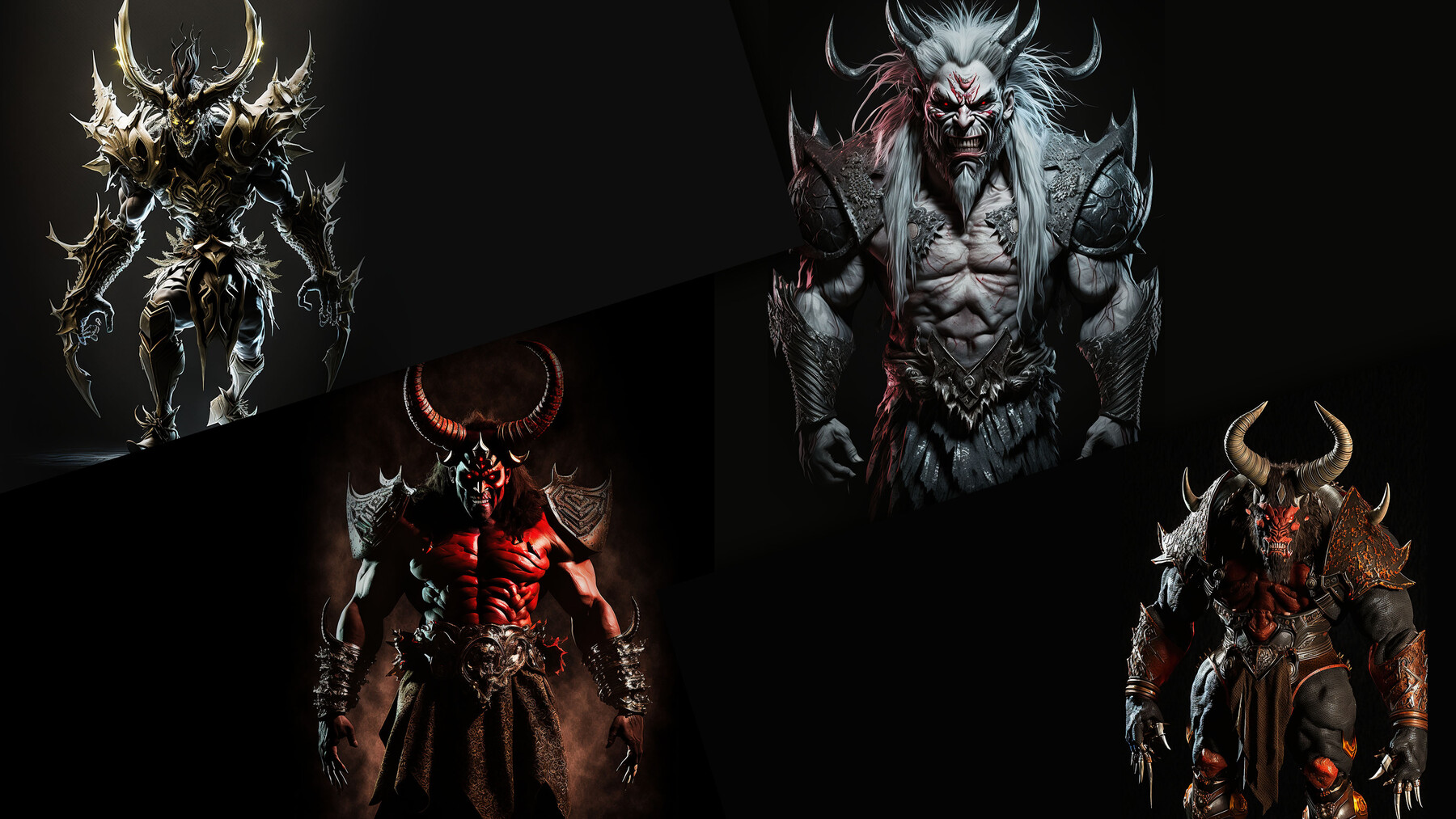 ArtStation - 100 Fantasy Demon Illustration Pack (More Than 8K ...