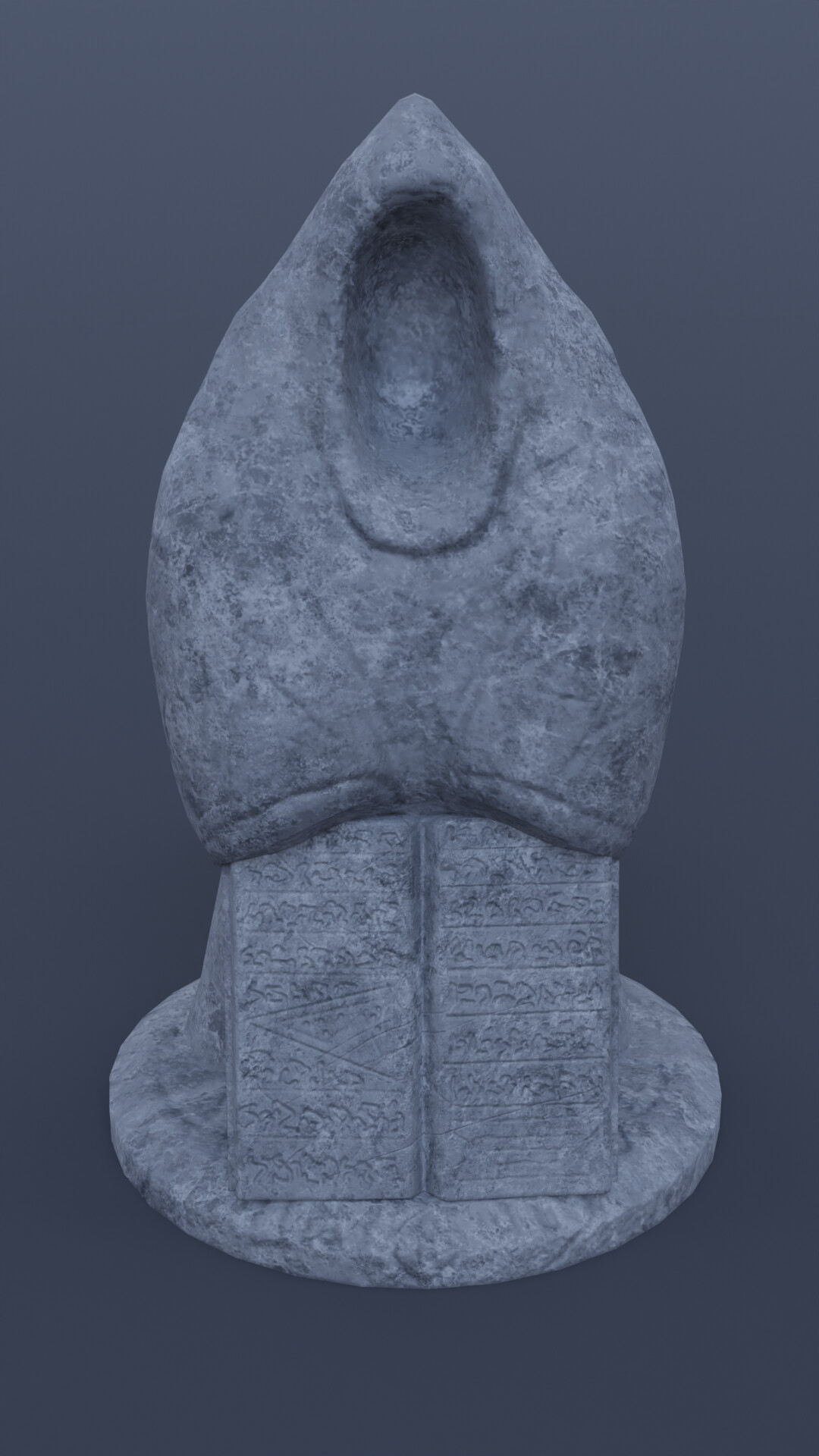ArtStation - Stone altar Low-poly 3D model | Resources