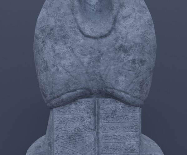 ArtStation - Stone altar Low-poly 3D model | Resources