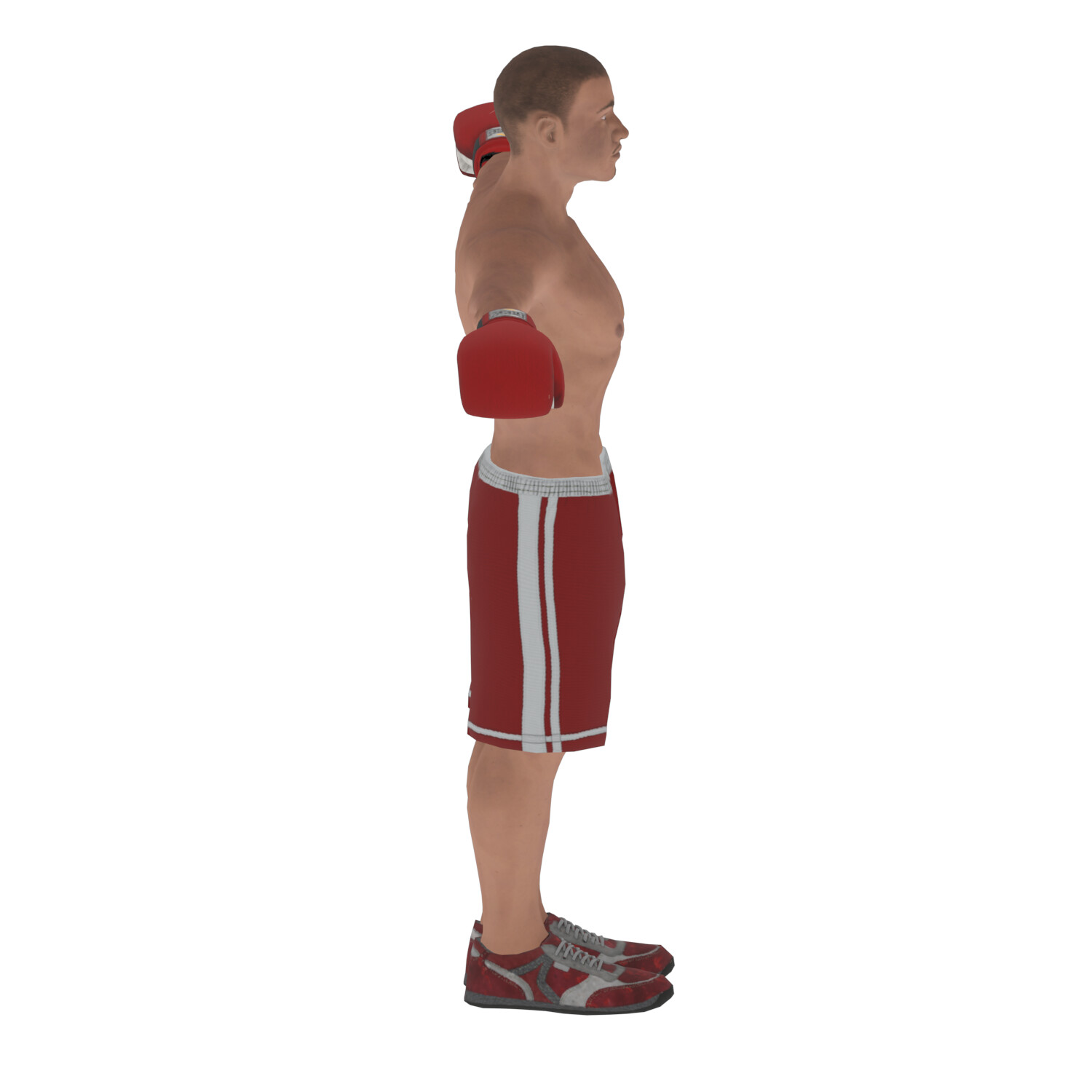 ArtStation - Boxer 3D Model Game Ready | Game Assets