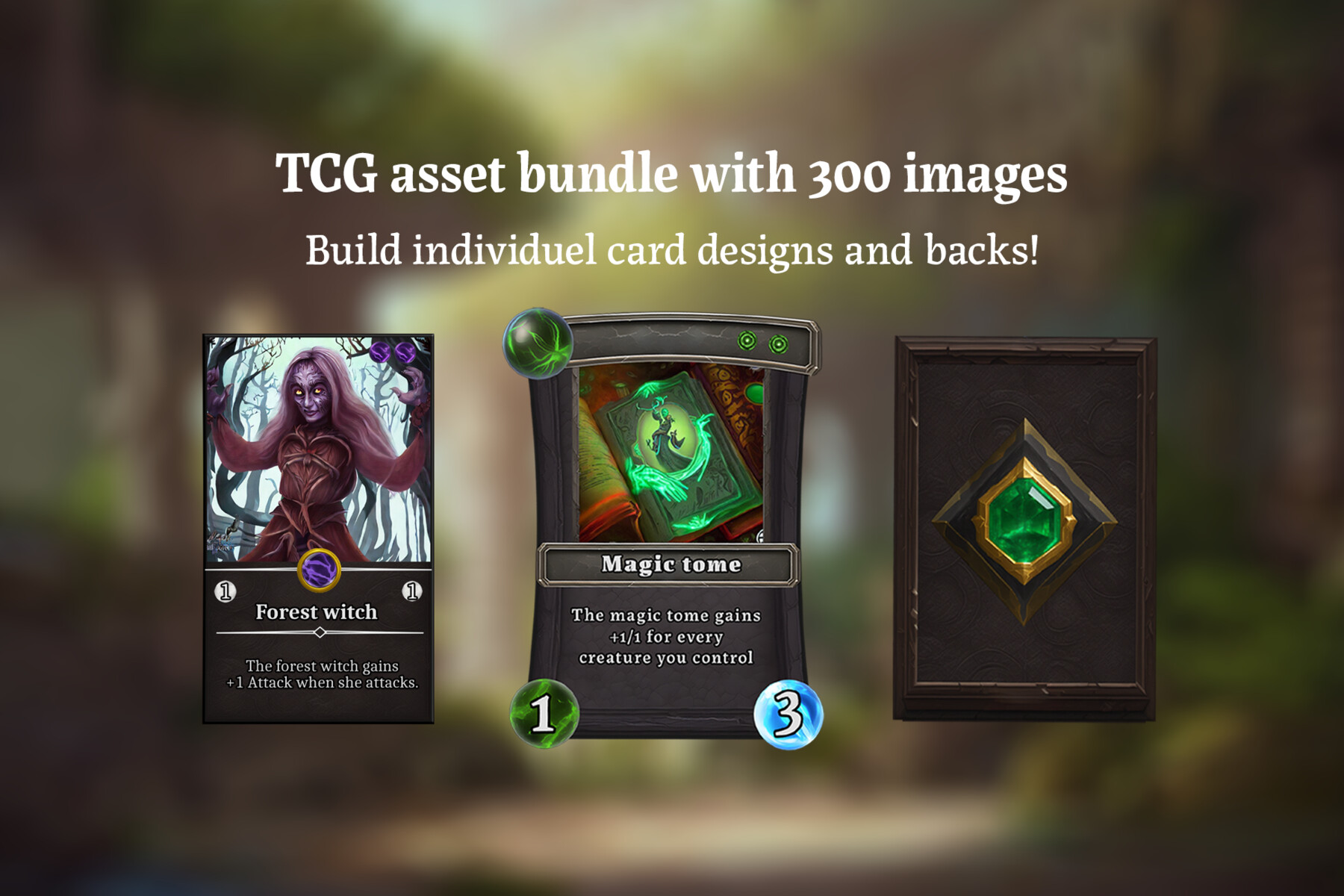 ArtStation - Fantasy TCG Card Design Kit | Game Assets