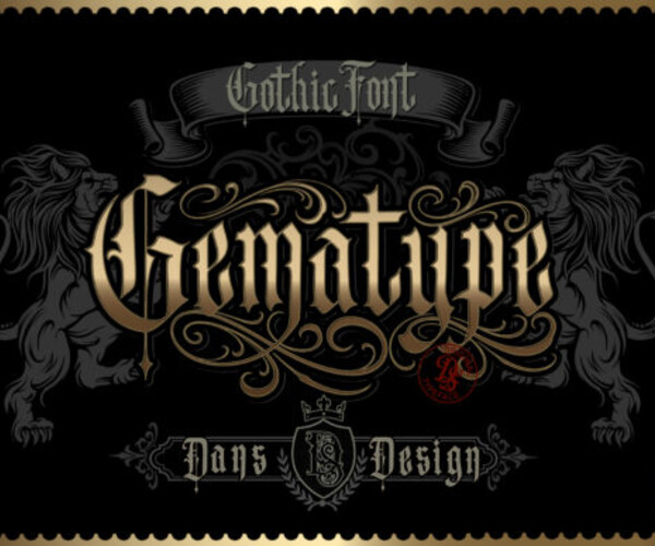 ArtStation - 10 Premium Tattoo Fonts Bundle 3 | T-Shirt Print | Logo ...