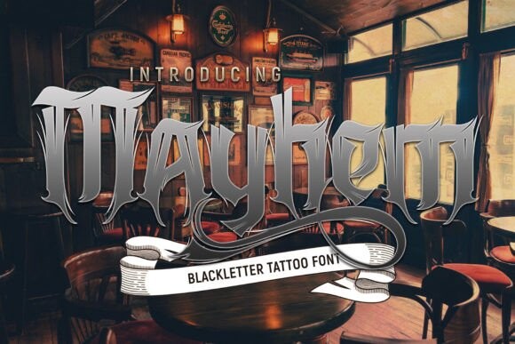 ArtStation - Tattoo Fonts Bundle #4 Gothic Blackletter & Calligraphy ...
