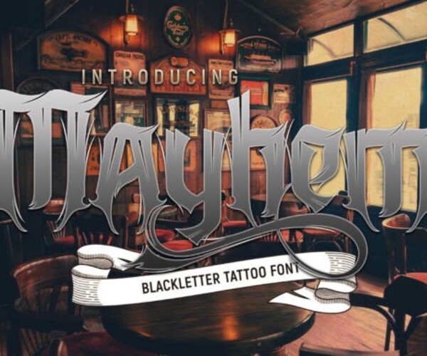 ArtStation - 10 Premium Tattoo Fonts Bundle 4 | T-Shirt Print | Logo ...