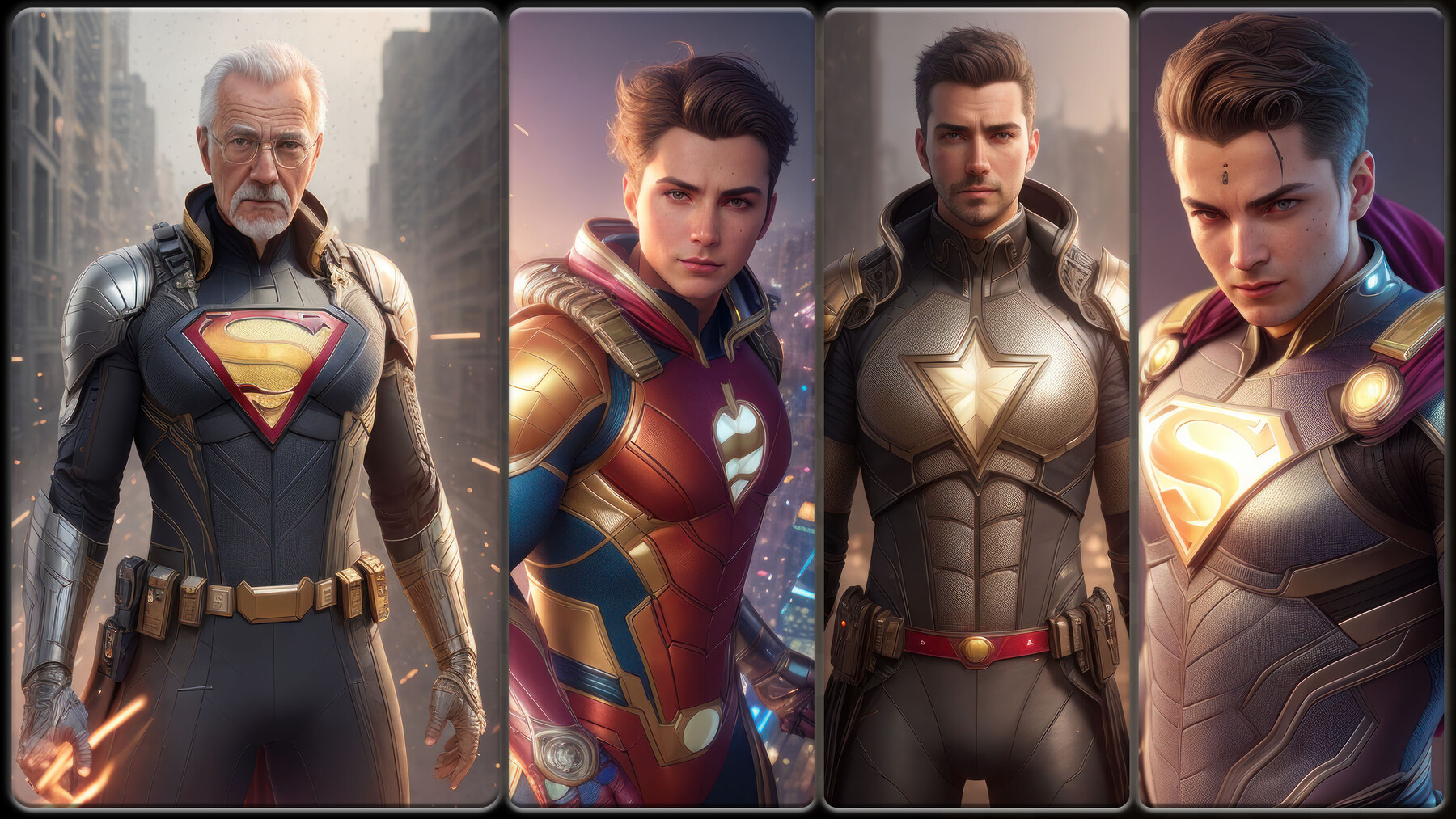 ArtStation - 300 Realistic Male Superhero Reference Pack | 4K | v.2 ...