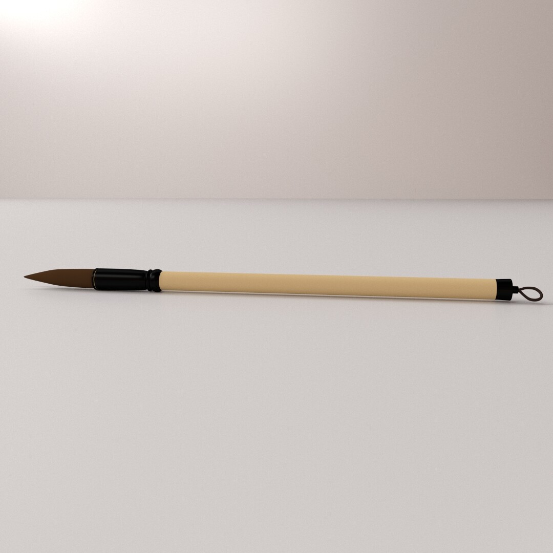 ArtStation - Calligraphy Brush | Resources