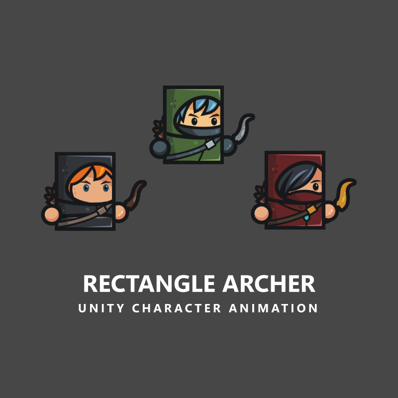 ArtStation - Rectangle Archer 3-Packs | Game Assets