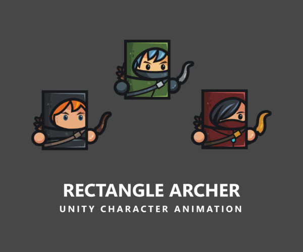 ArtStation - Rectangle Archer 3-Packs | Game Assets