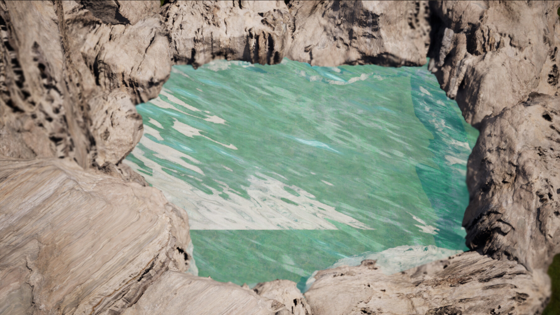 Artstation Advanced Animated Water Material Vip Unreal Engine 5 1