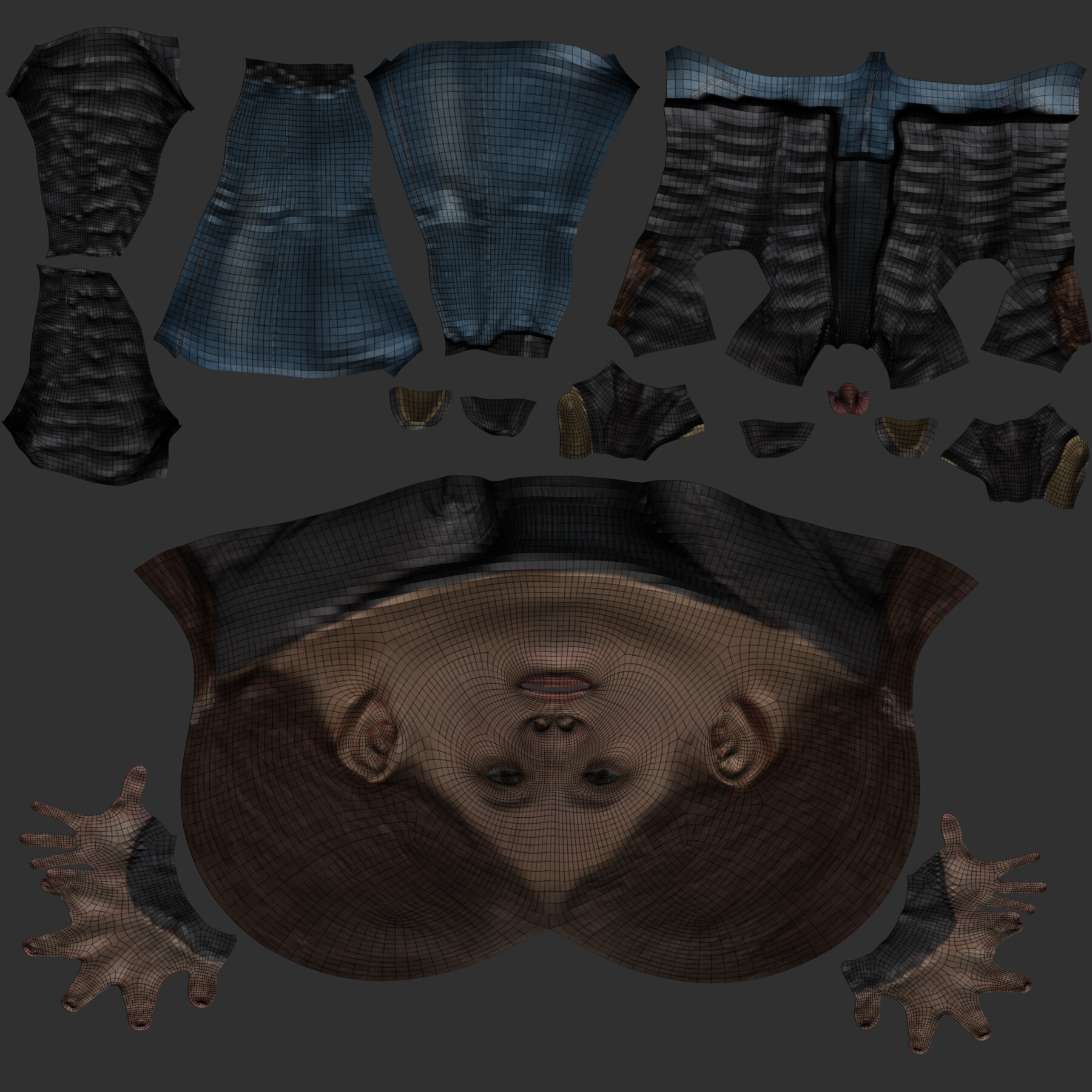 ArtStation - Young woman in puffer jacket ready for animation 391 ...