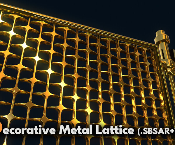 Decorative Metal Lattice Panels | Shelly Lighting