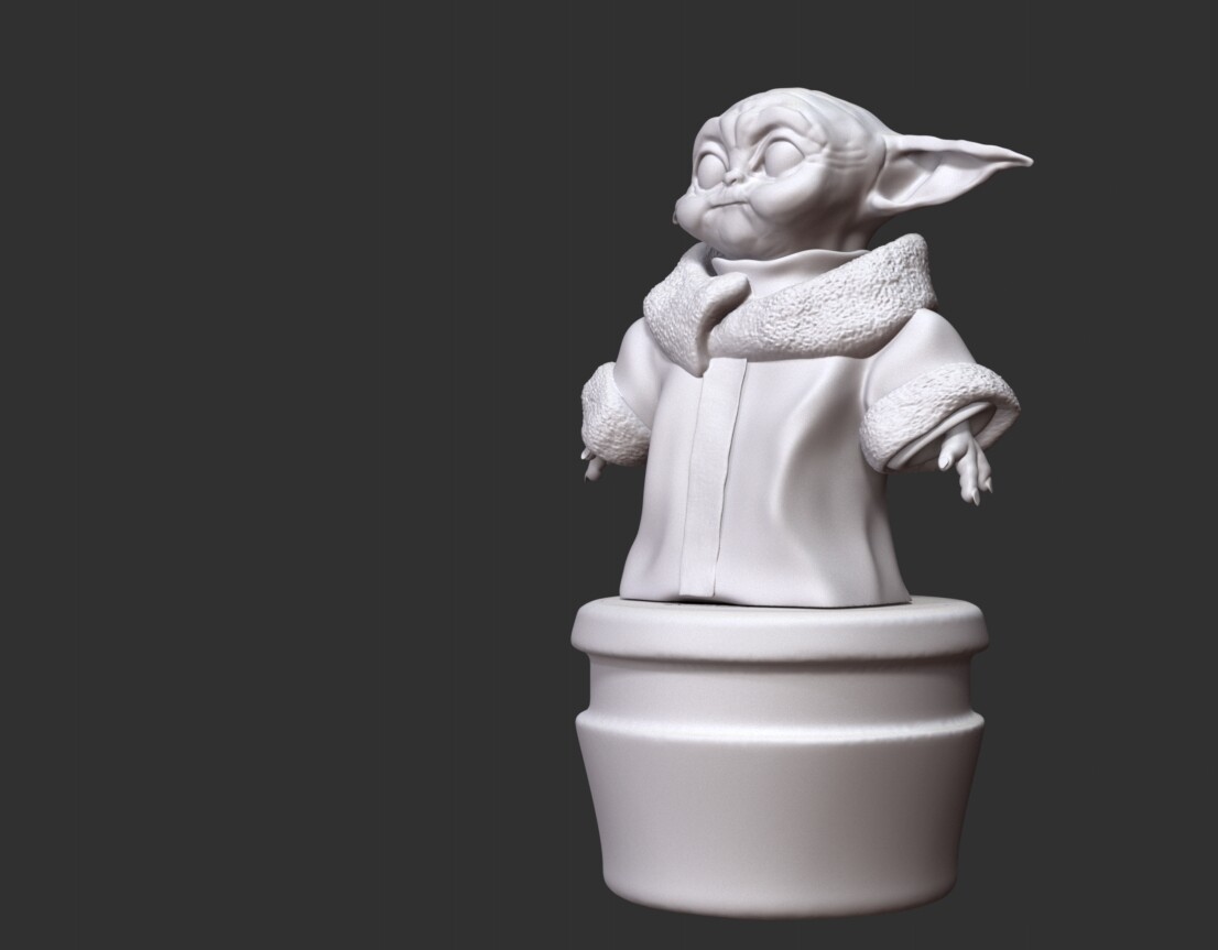 ArtStation - Grogu- 3D print | Resources