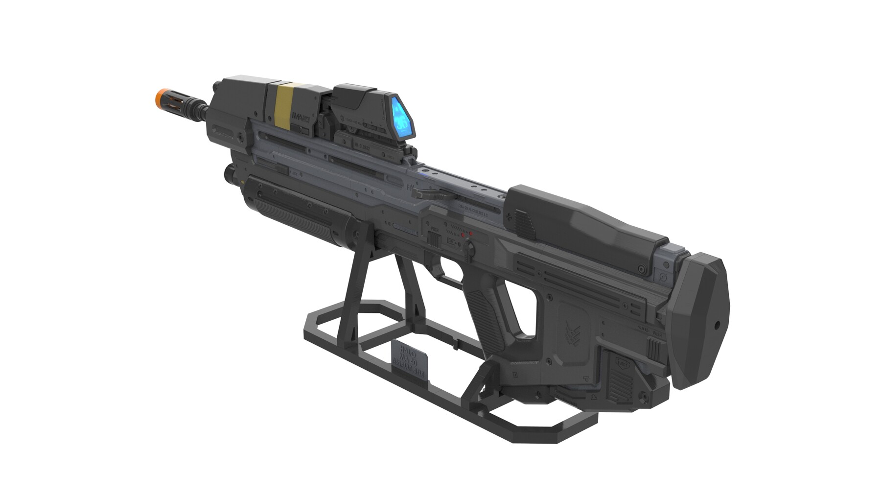 ArtStation - MA40 Assault Rifle - Halo - Printable 3d model - STL files ...