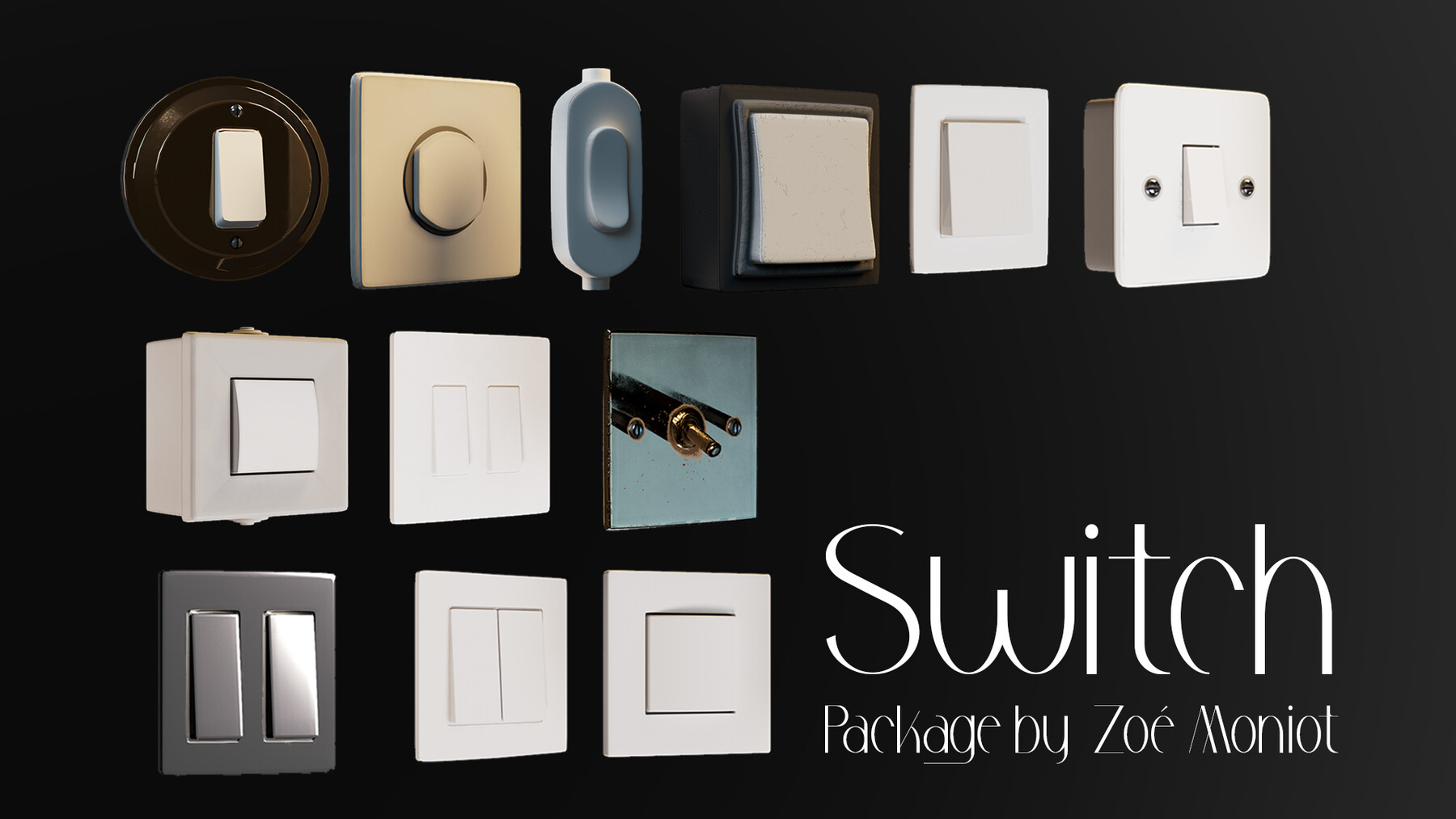 ArtStation - Switch Package - 3D Model | Resources