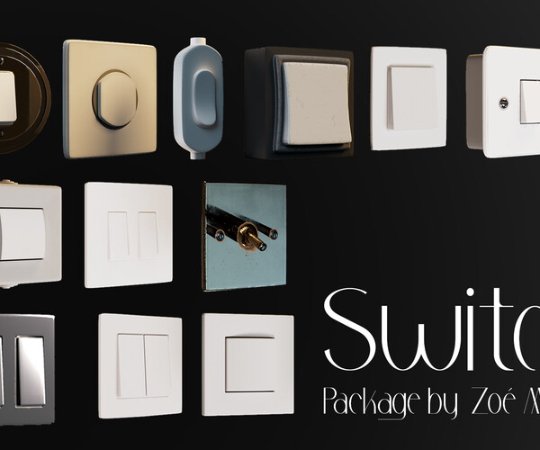 ArtStation - Switch Package - 3D Model | Resources