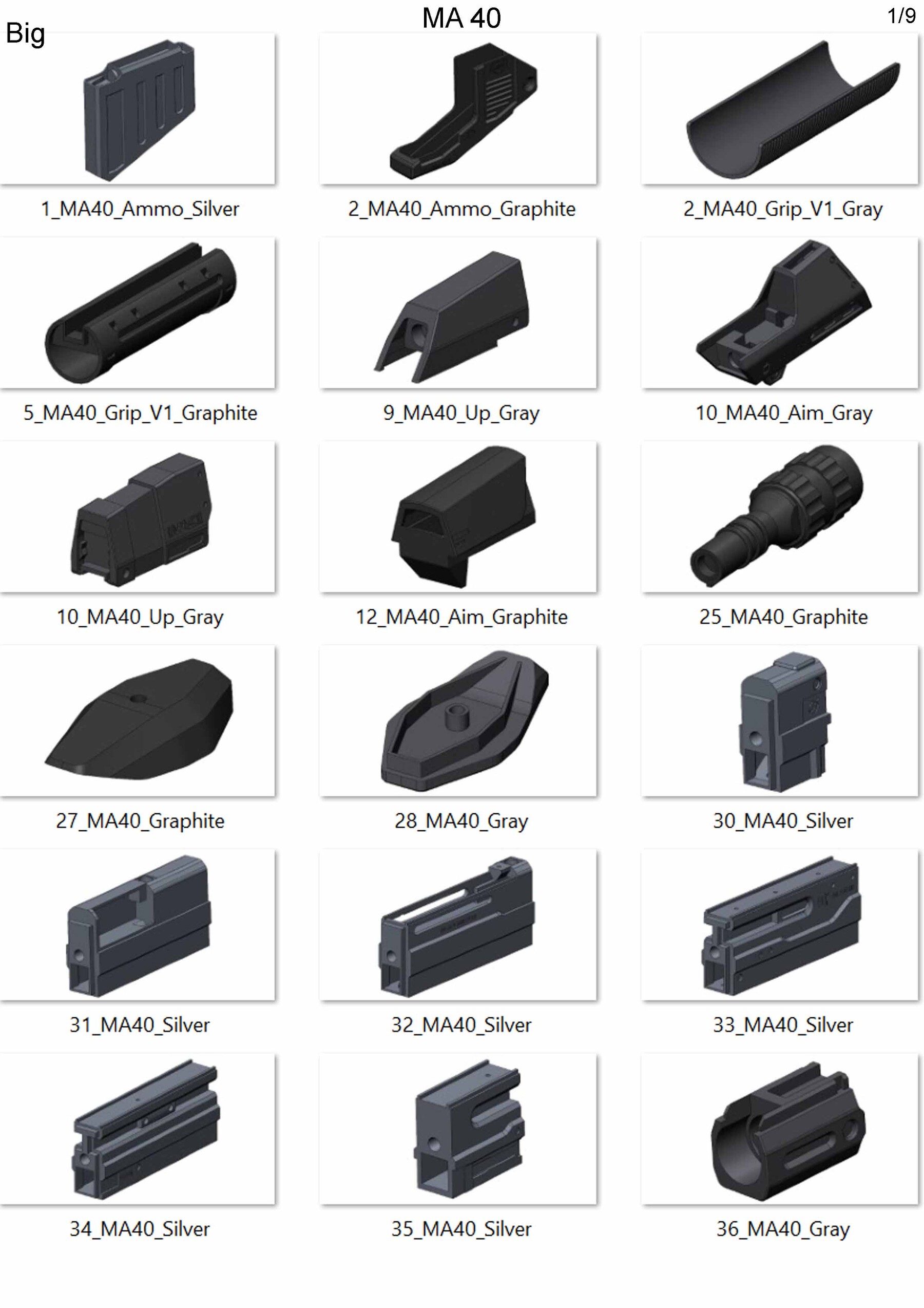 ArtStation - MA40 Assault Rifle - Halo - Printable 3d model - STL files ...