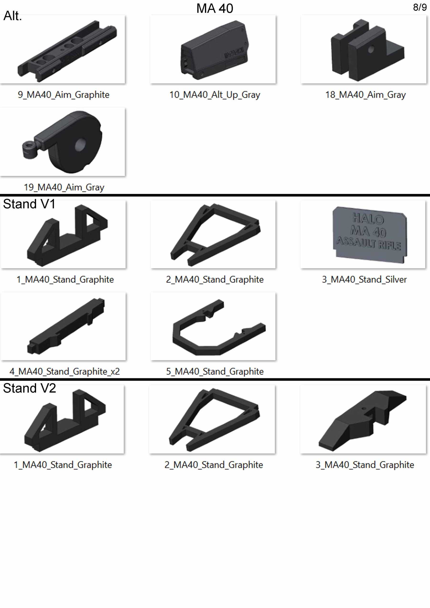 ArtStation - MA40 Assault Rifle - Halo - Printable 3d model - STL files ...
