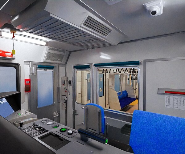 ArtStation - Keihin-Tohoku E233 Series Locomotive - Japanese Train 3D ...