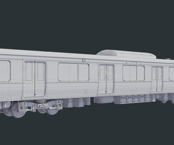 ArtStation - Keihin-Tohoku E233 Series Locomotive - Japanese Train 3D ...