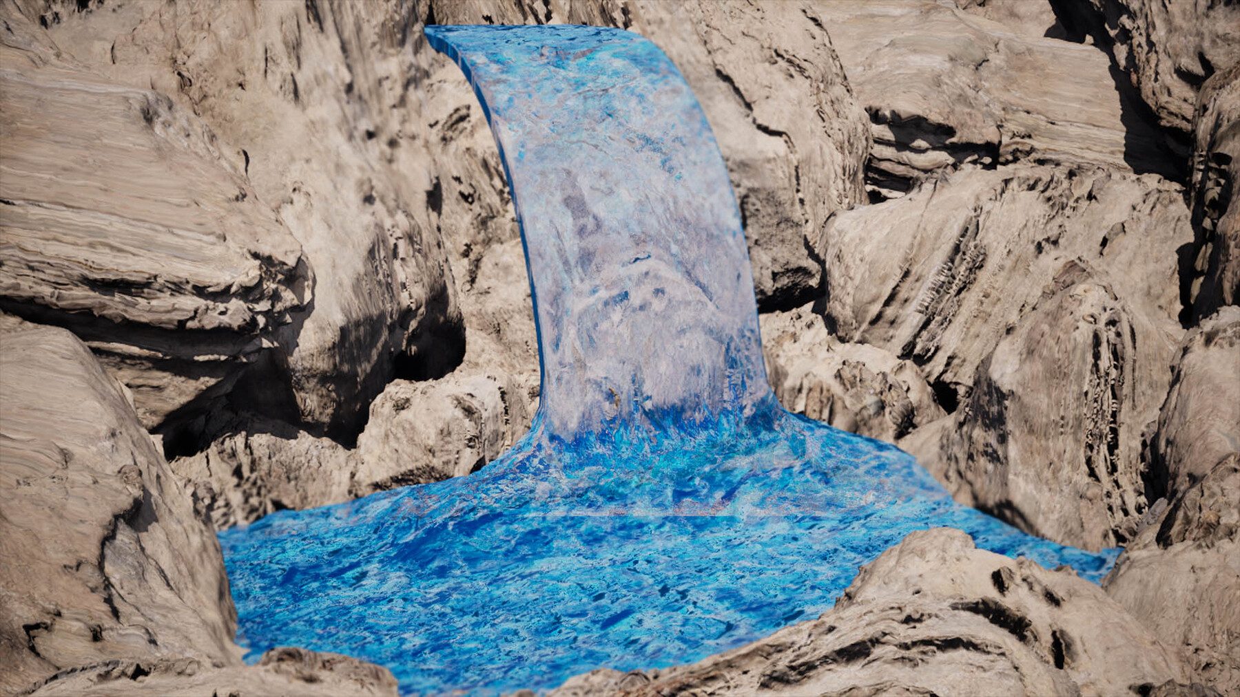 ArtStation - Advanced Animated Water Material Vip. / Unreal Engine 5.1 ...