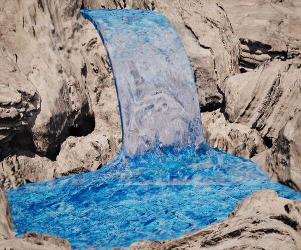 ArtStation - Advanced Animated Water Material Vip. / Unreal Engine 5.1 ...