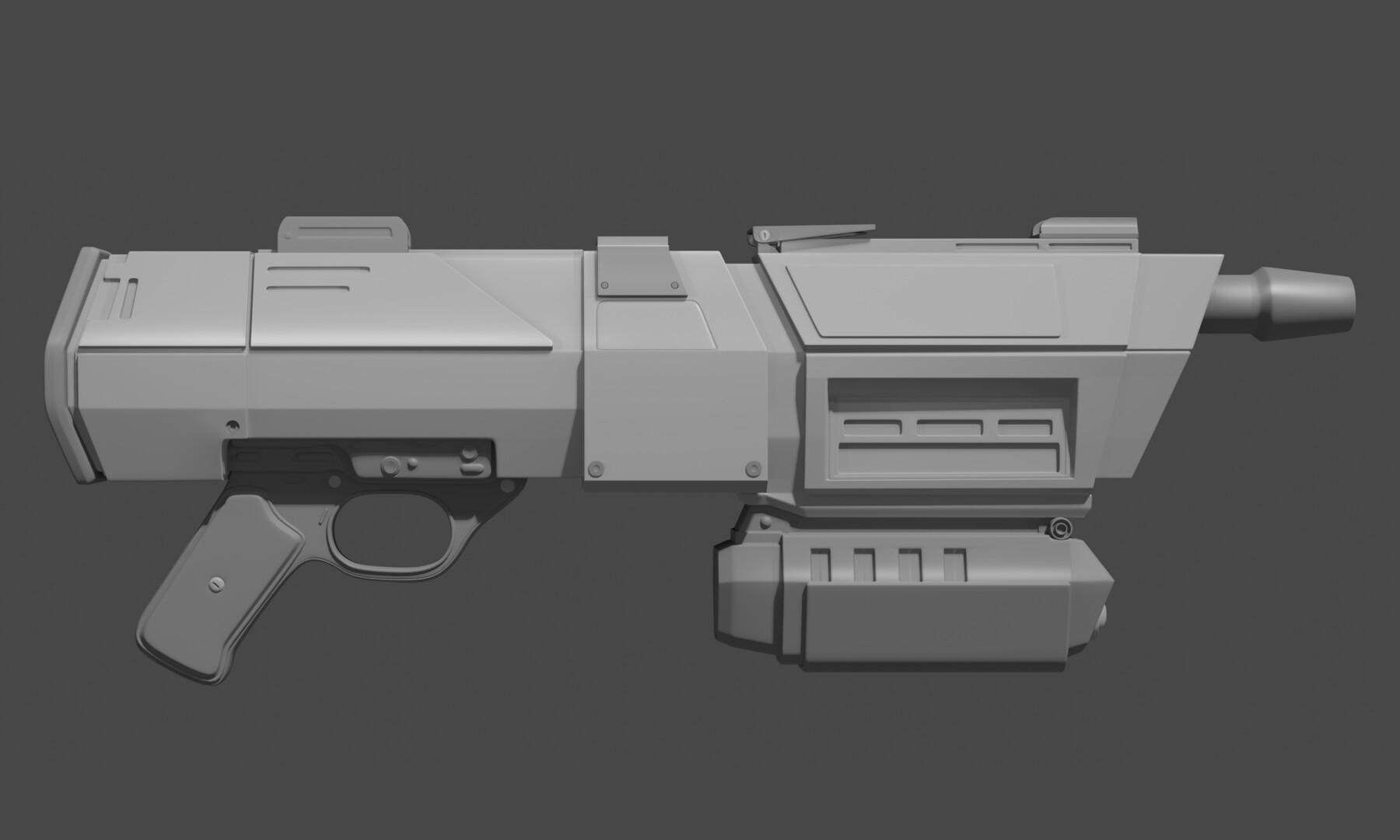 ArtStation - DC17M Republic Commando Blaster Rifle STL | Resources