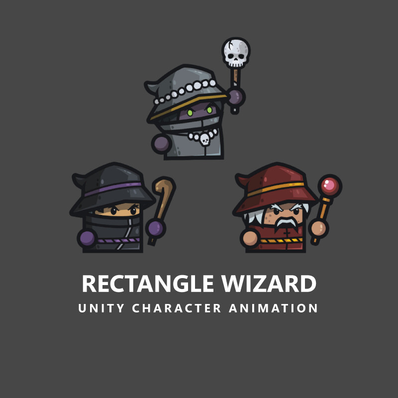 ArtStation - Rectangle Wizard 3-Packs | Game Assets