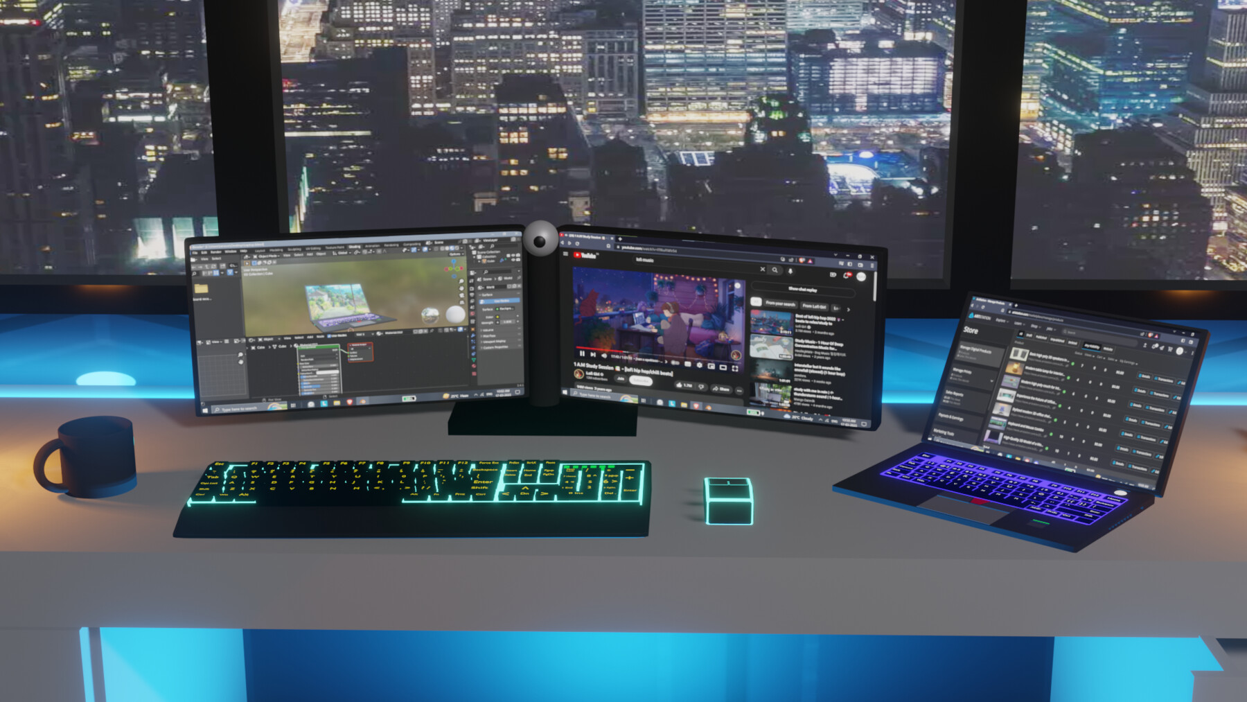 ArtStation - Amazing 3D isometric NYC apartment in blender | Game Assets