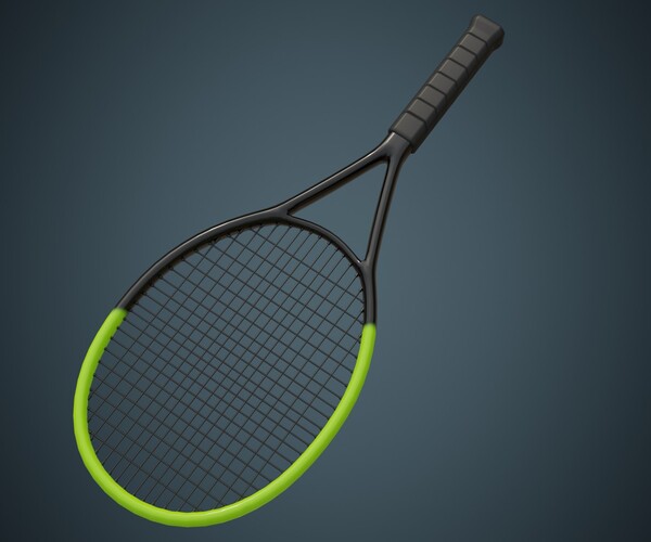 ArtStation - Tennis Racquet 1A | Game Assets