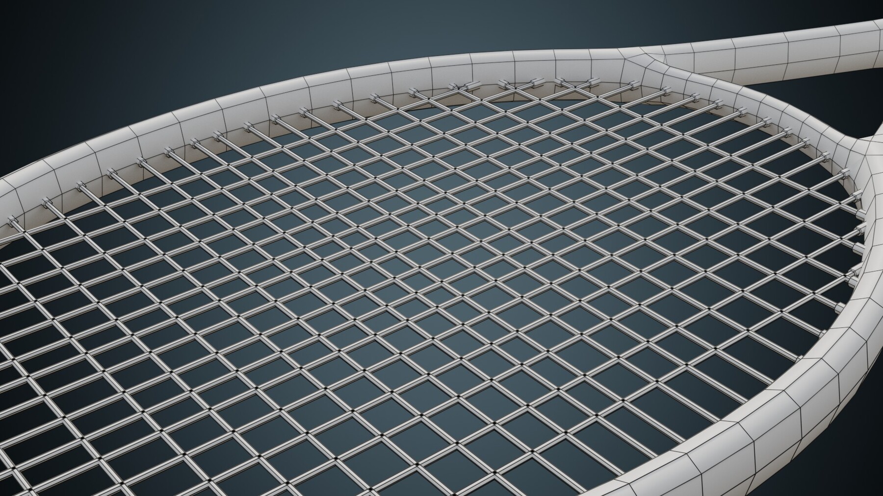 ArtStation - Tennis Racquet 1A | Game Assets