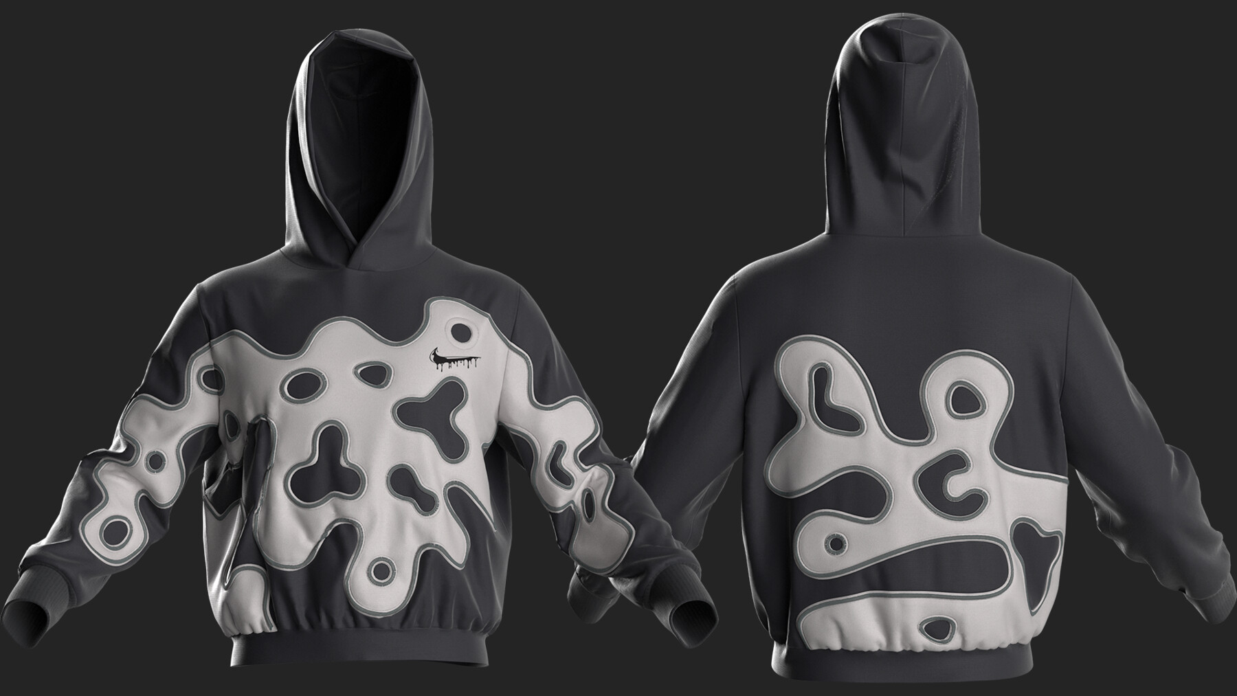 ArtStation - 3 Hoodies. Clo3d, MD projects + OBJ. Sport collection ...