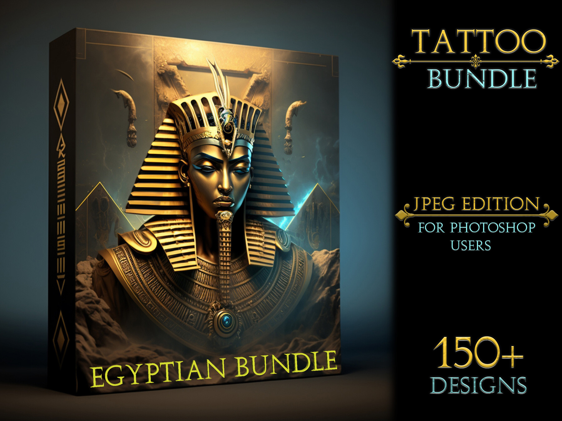 ArtStation - 150+ Procreate Egyptian tattoo bundle | Procreate Egypt | Procreate tattoo ...