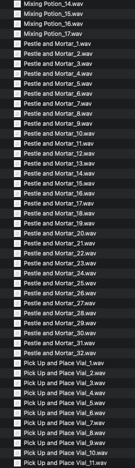 ArtStation - Potion Sound Effects | Game Assets