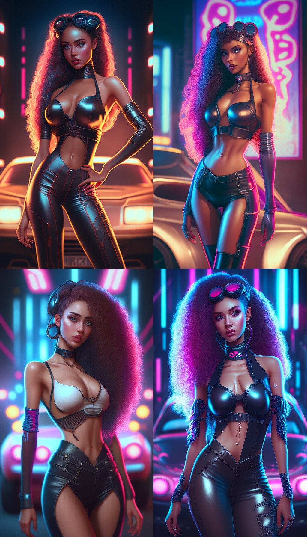 ArtStation - Synthwave Queens Girl (Beta 1) | Artworks
