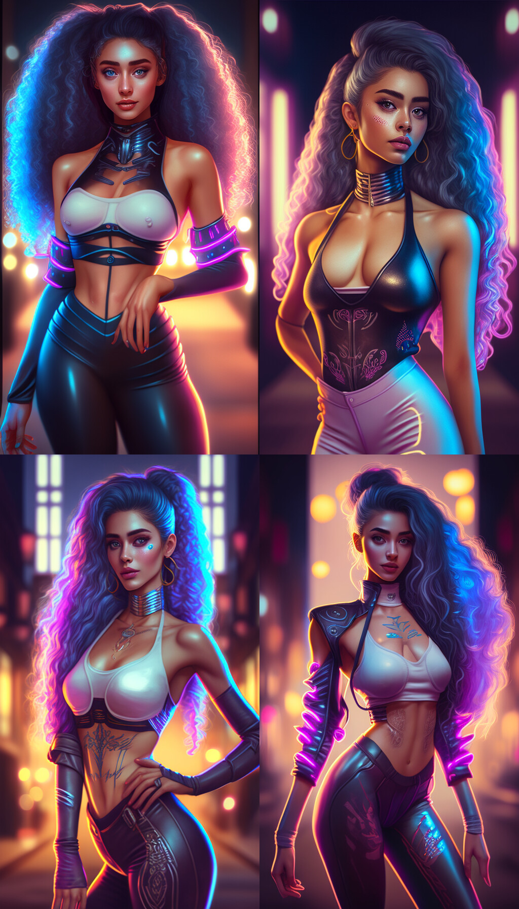 ArtStation - Synthwave Queens Girl (Beta 1) | Artworks