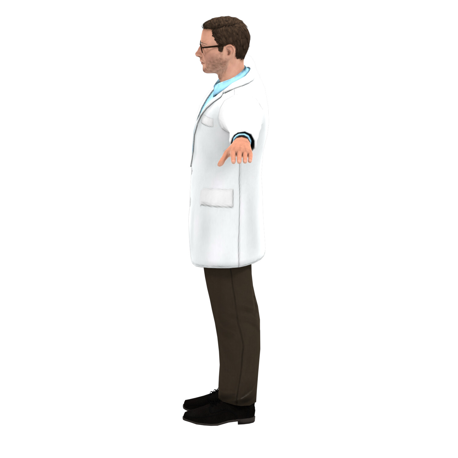 ArtStation - Scientist Animated 3D Model Game Ready | Game Assets