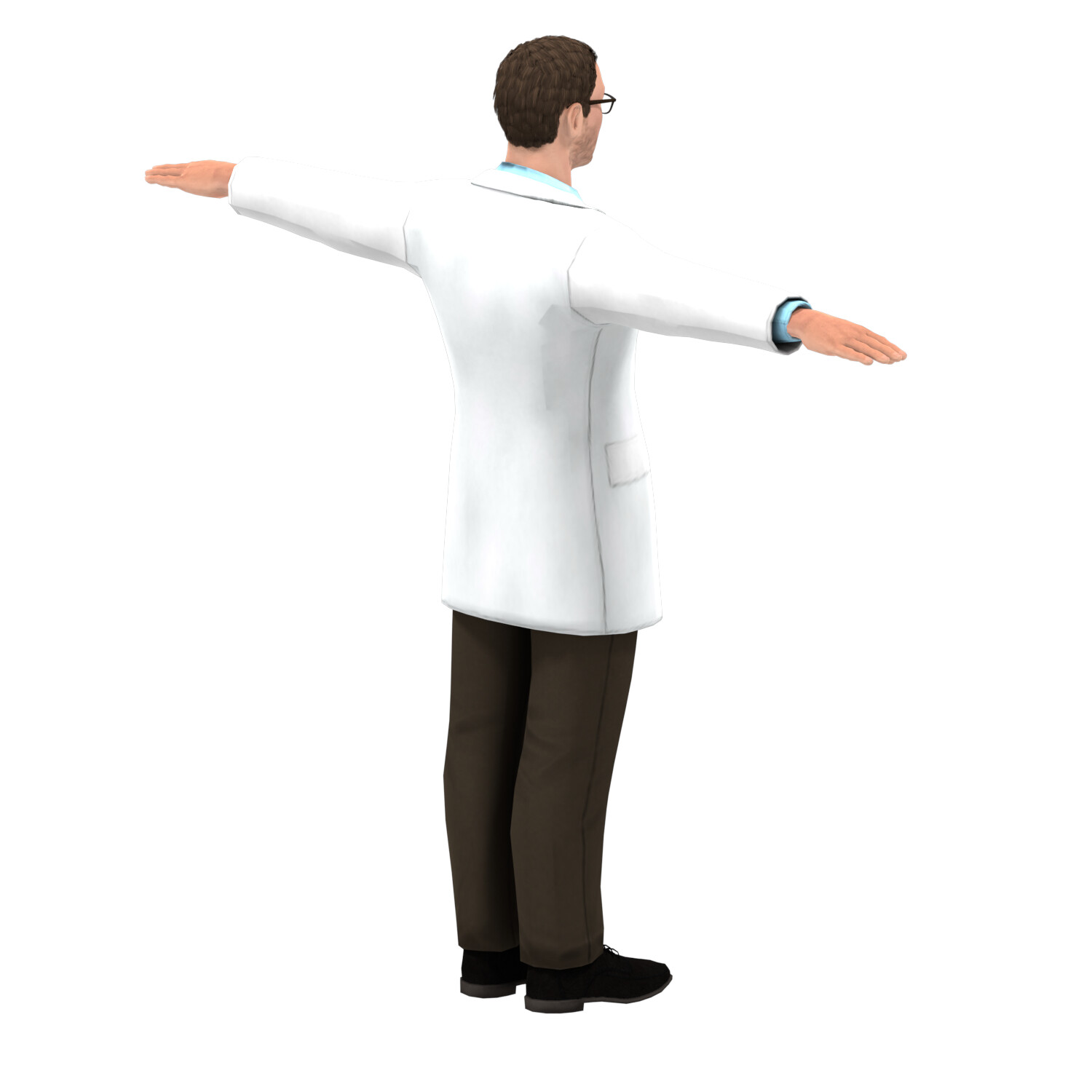 ArtStation - Scientist Animated 3D Model Game Ready | Game Assets