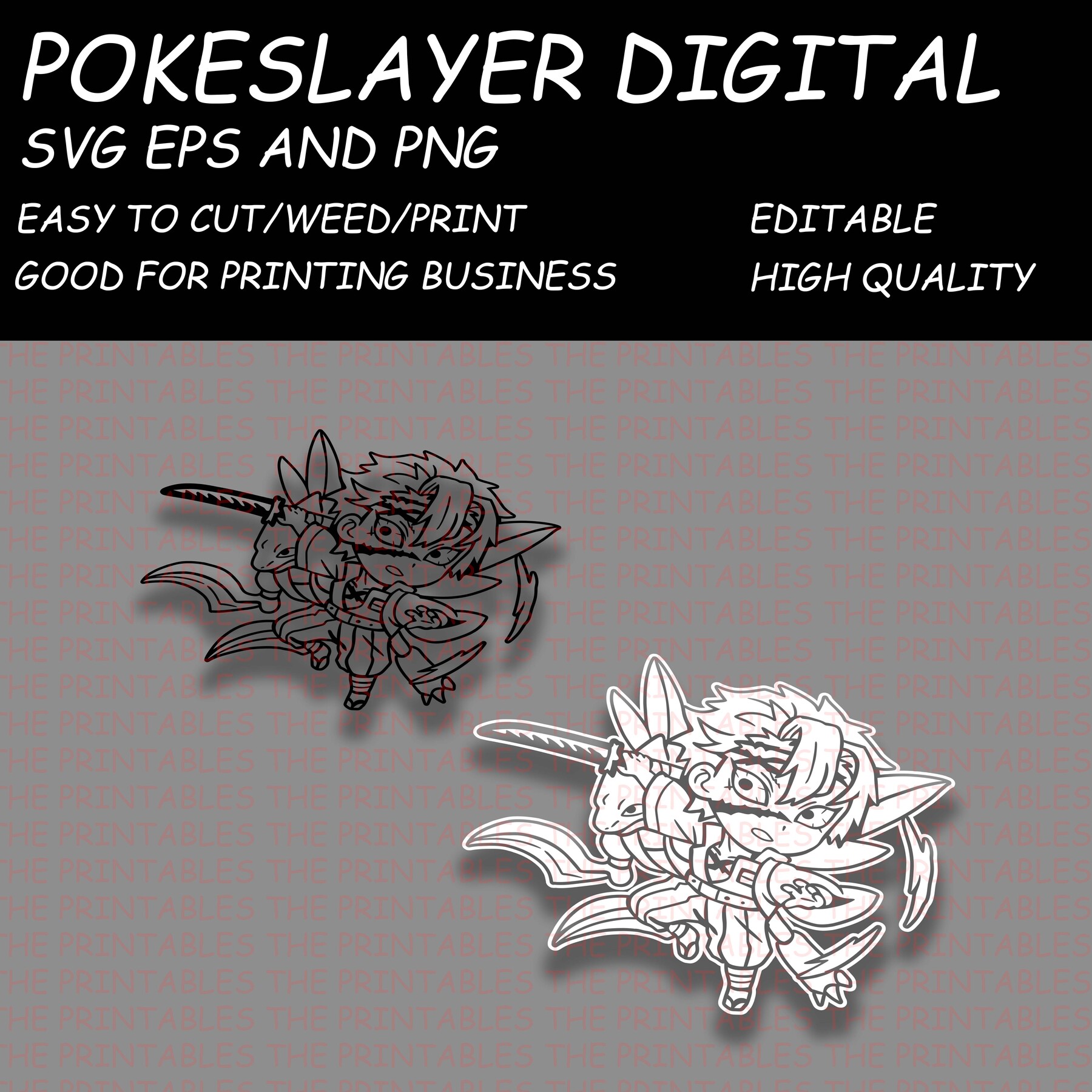 ArtStation - Demon Slayer Sanemi Digital File | Artworks