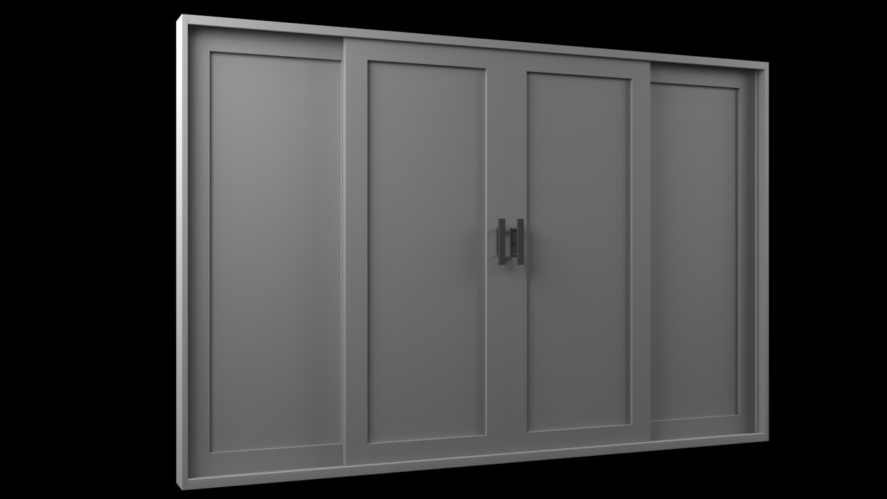 ArtStation - Sliding And Stacking Doors | Resources