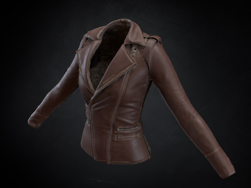 ArtStation - leather jacket | Game Assets