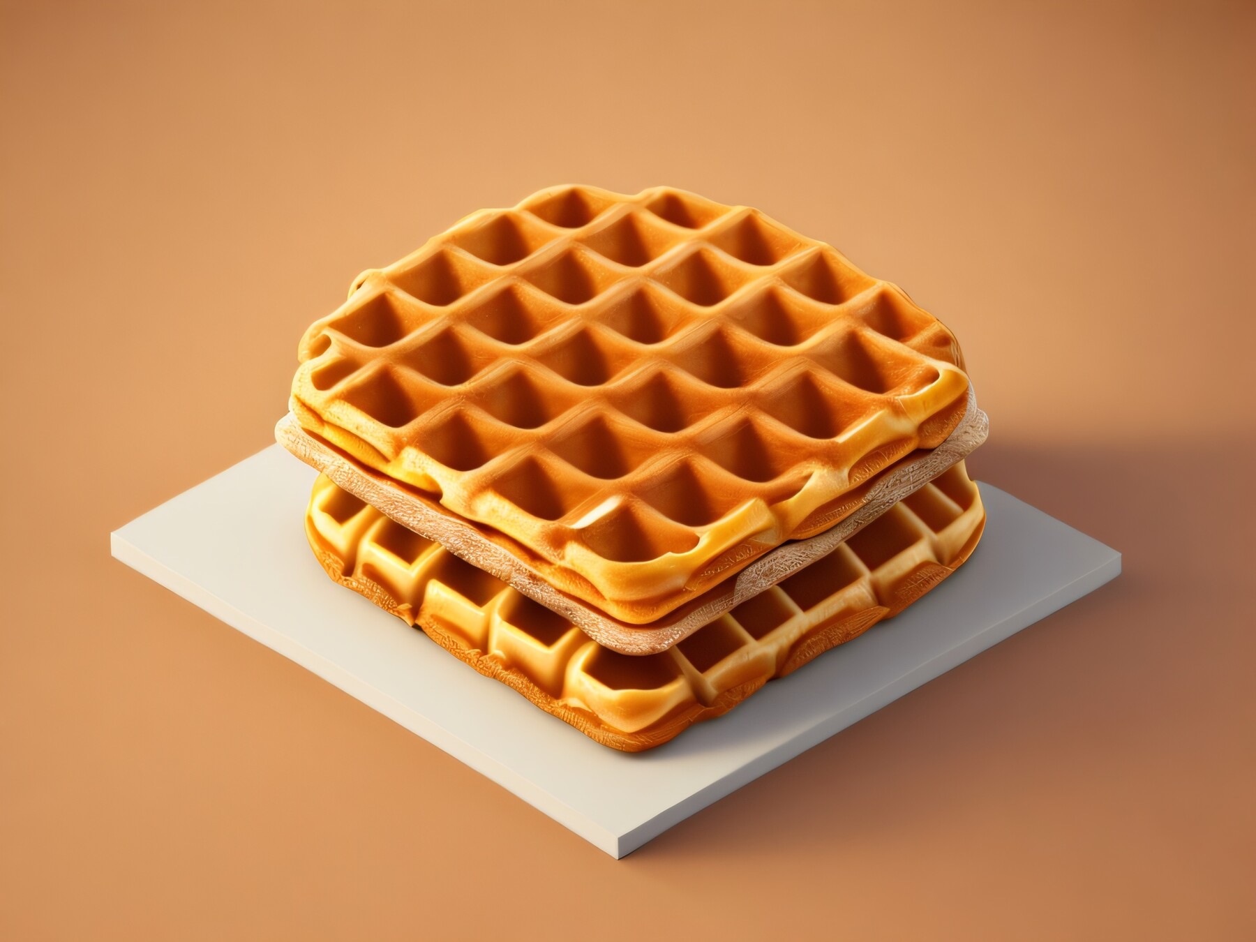 ArtStation - The Artistic Side of Breakfast: Waffle Image Art ...