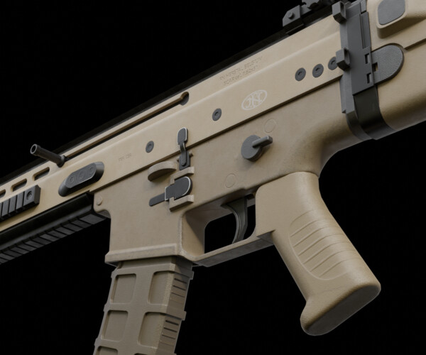 ArtStation - SCAR-H | Game Assets