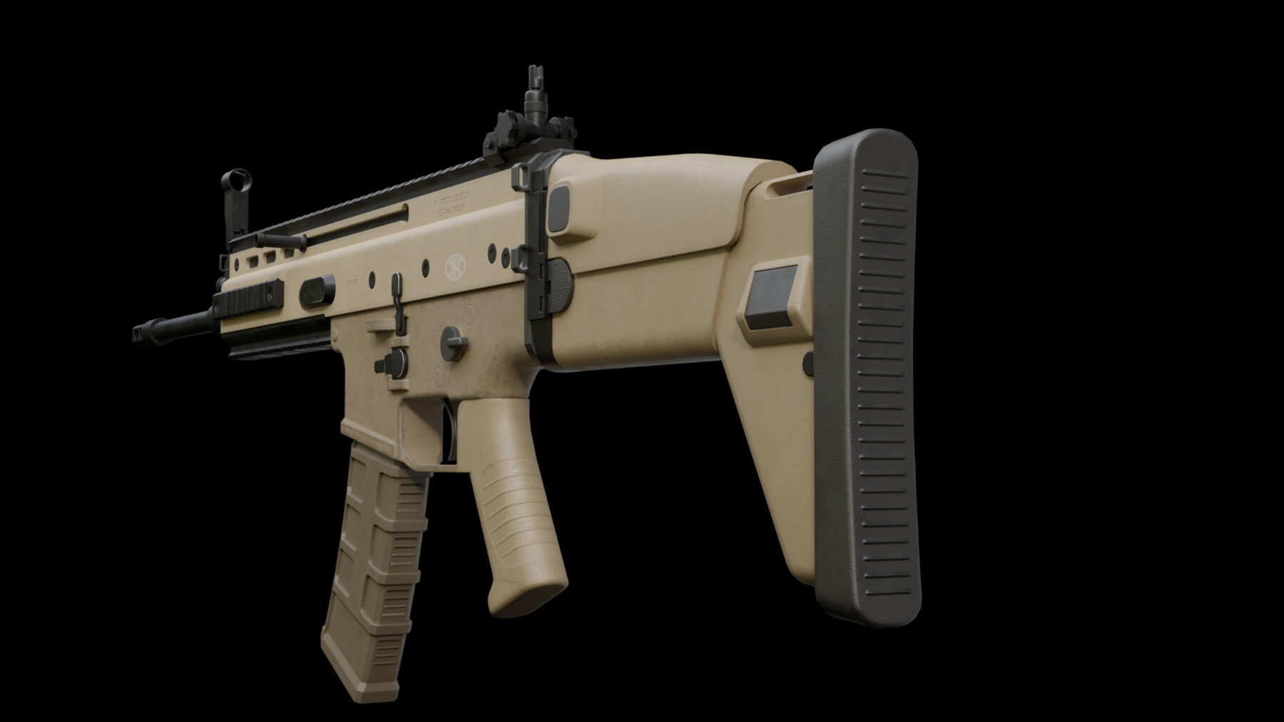 ArtStation - SCAR-H | Game Assets