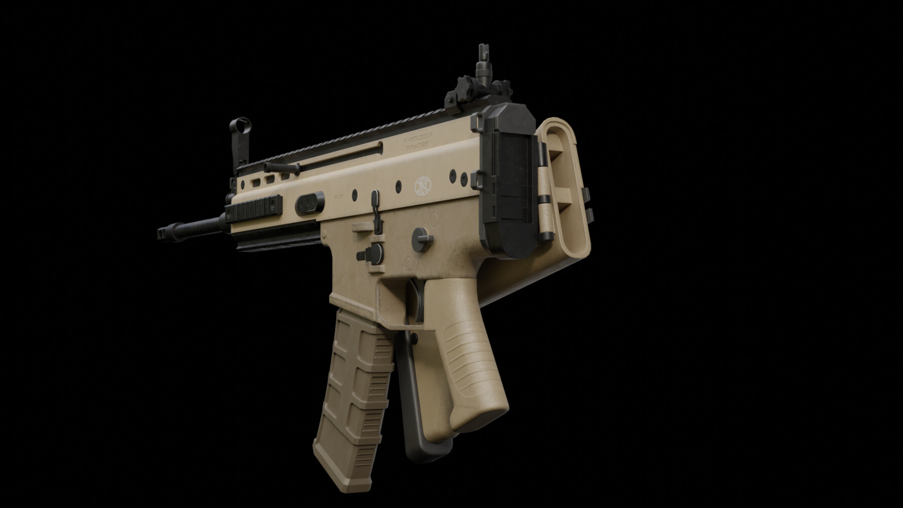 ArtStation - SCAR-H | Game Assets