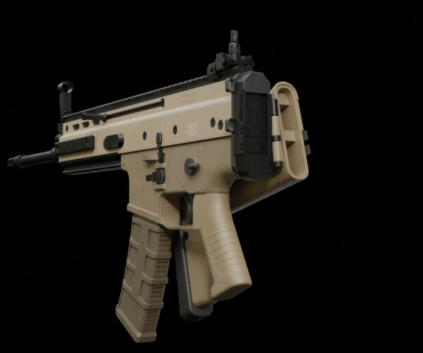 ArtStation - SCAR-H | Game Assets